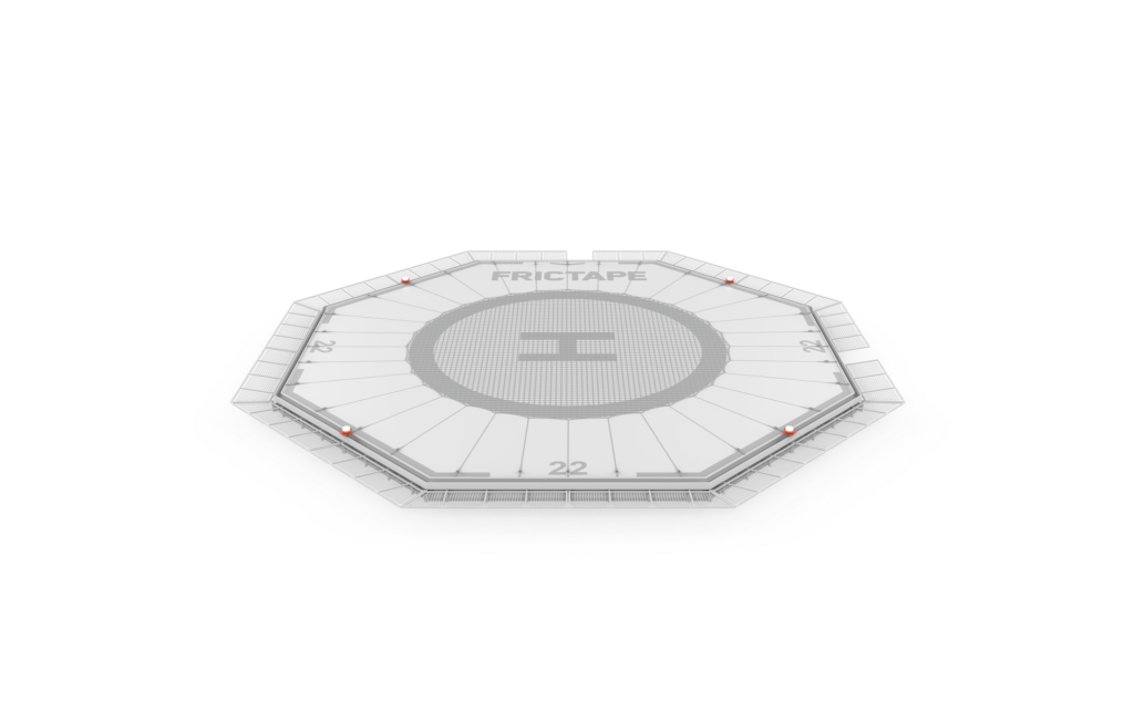 Helideck Circle & H Netlight – TD/PM Lighting System | Frictape
